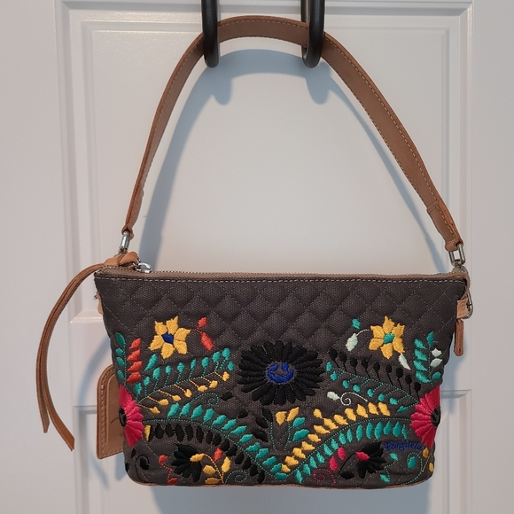 Consuela | Bags | Consuela Your Way Bag Silverlake Grey Embroidered ...